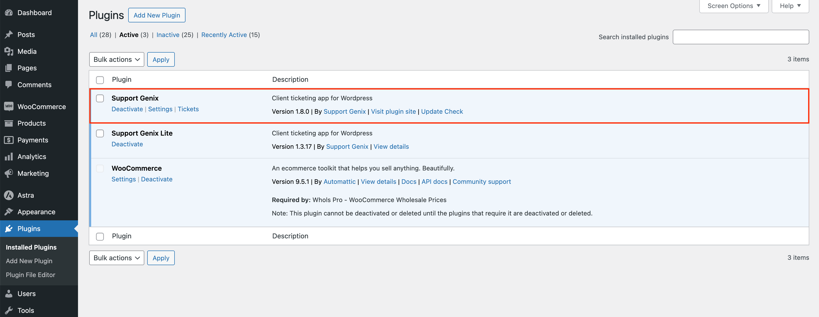 WooCommerce Integration - Support Genix